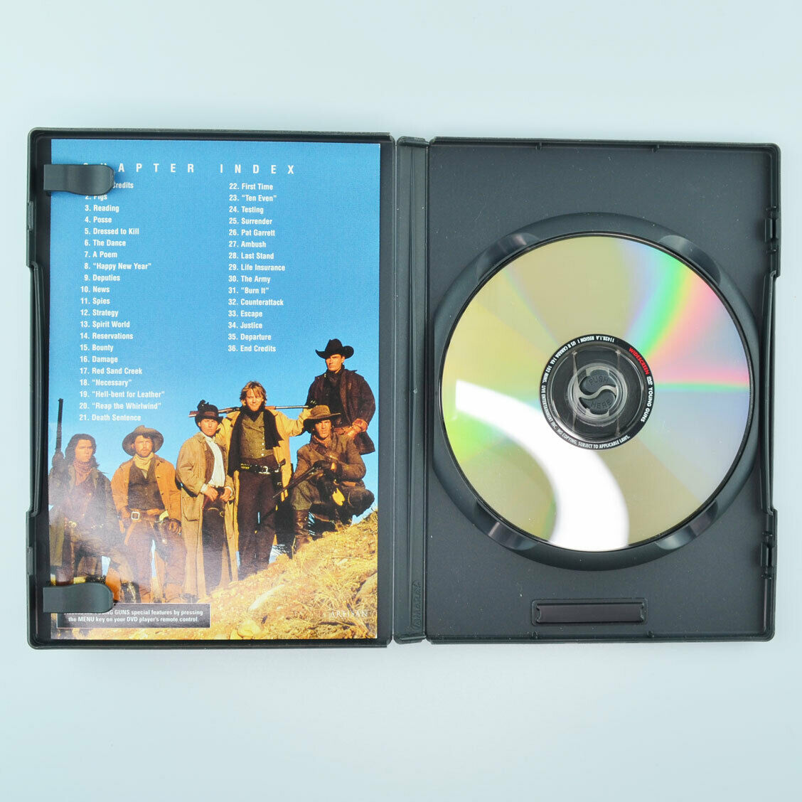 Young Guns (DVD, 2001) Emilio Estevez, Kiefer Sutherland, Charlie Shee ...