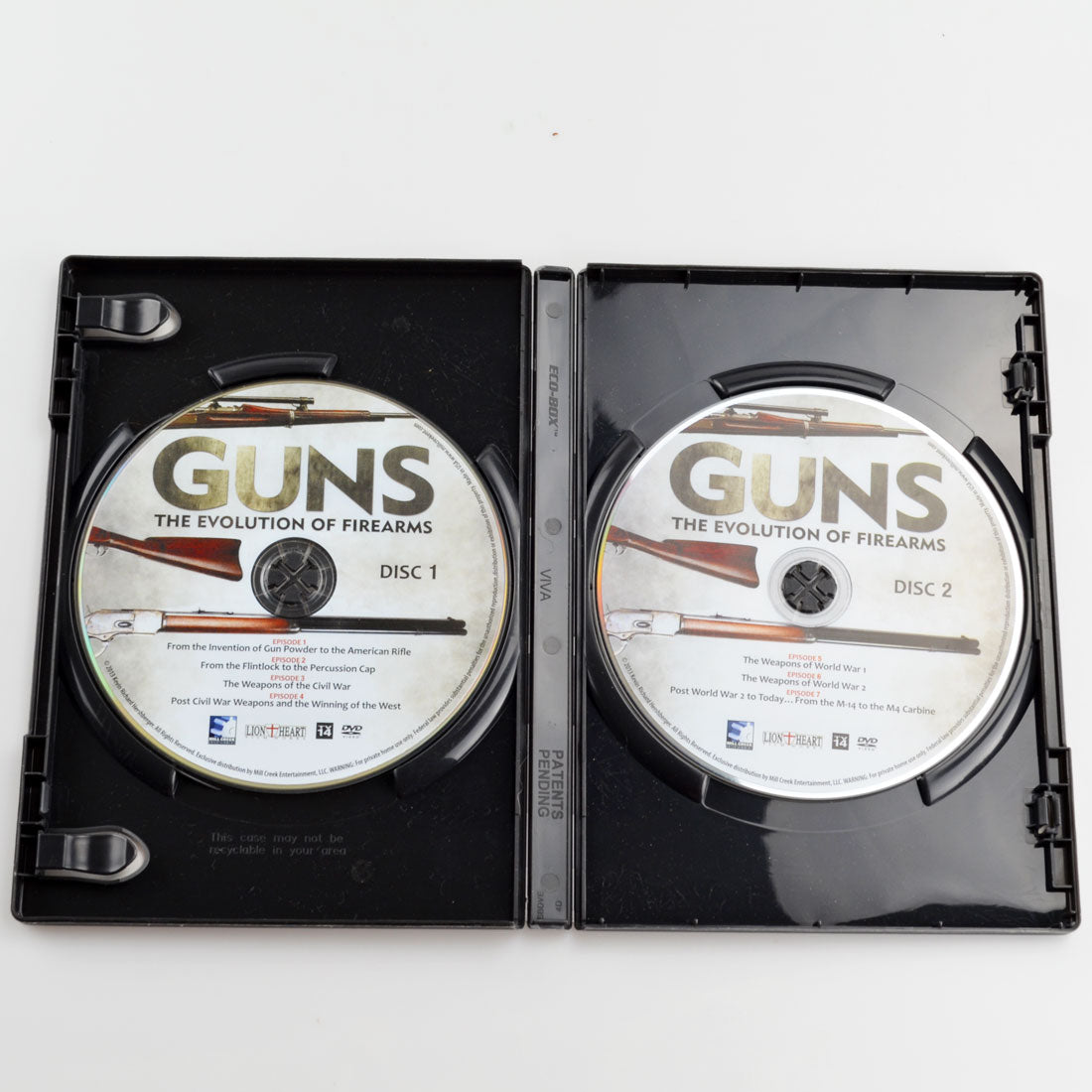 GUNS: The Evolution of Firearms (DVD, 2013) 7-Part Documentary Spannin ...