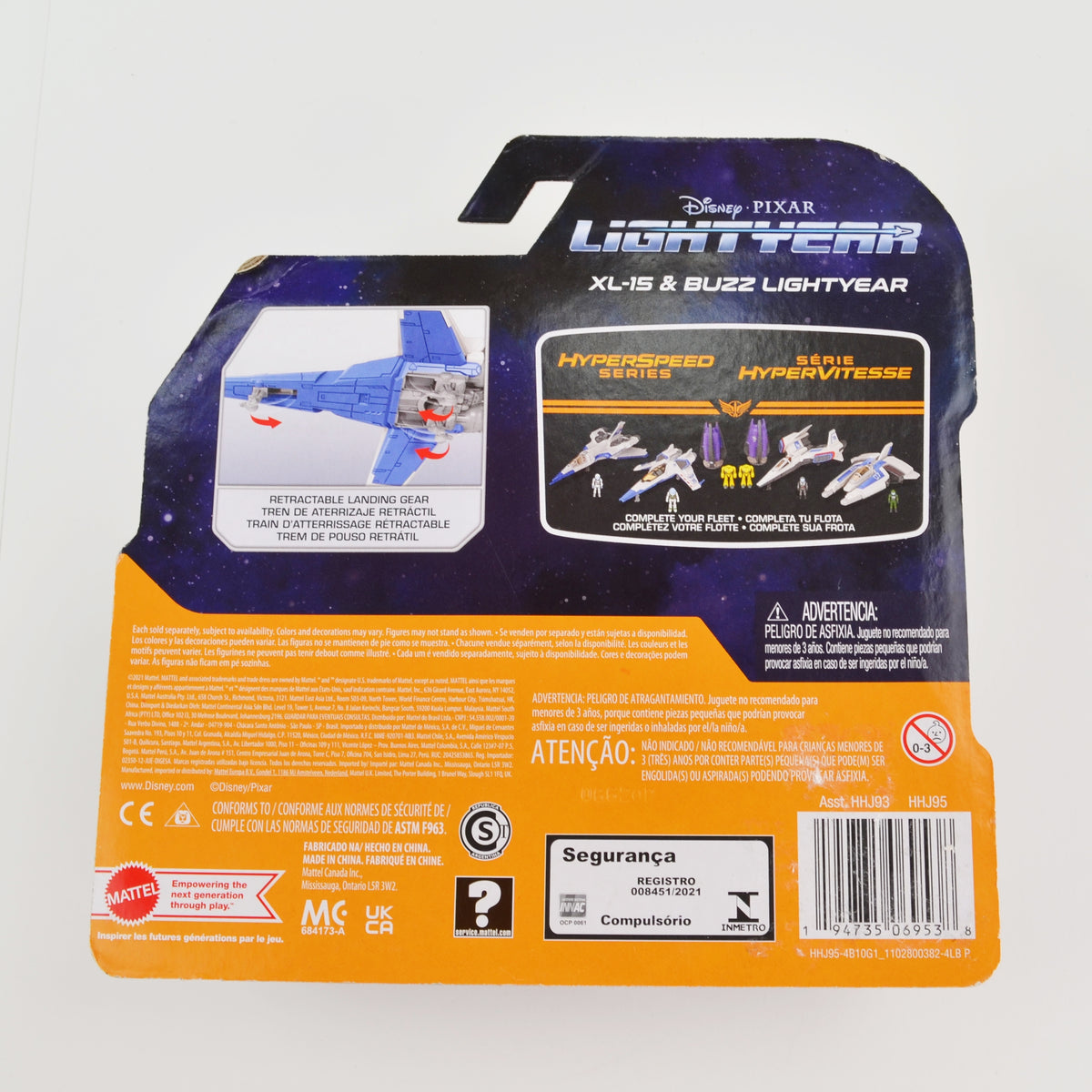 Disney Pixar Lightyear 2022 Buzz Lightyear XL-15 Hyperspeed & Buzz Lig ...