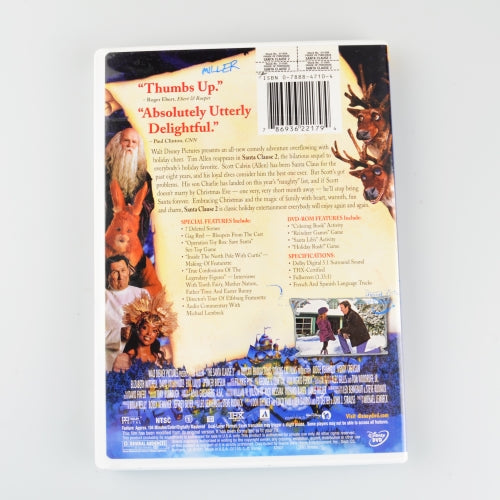 Santa Clause 2 (DVD, 2003, Fullscreen) Tim Allen, Judge Reinhold - Wal ...