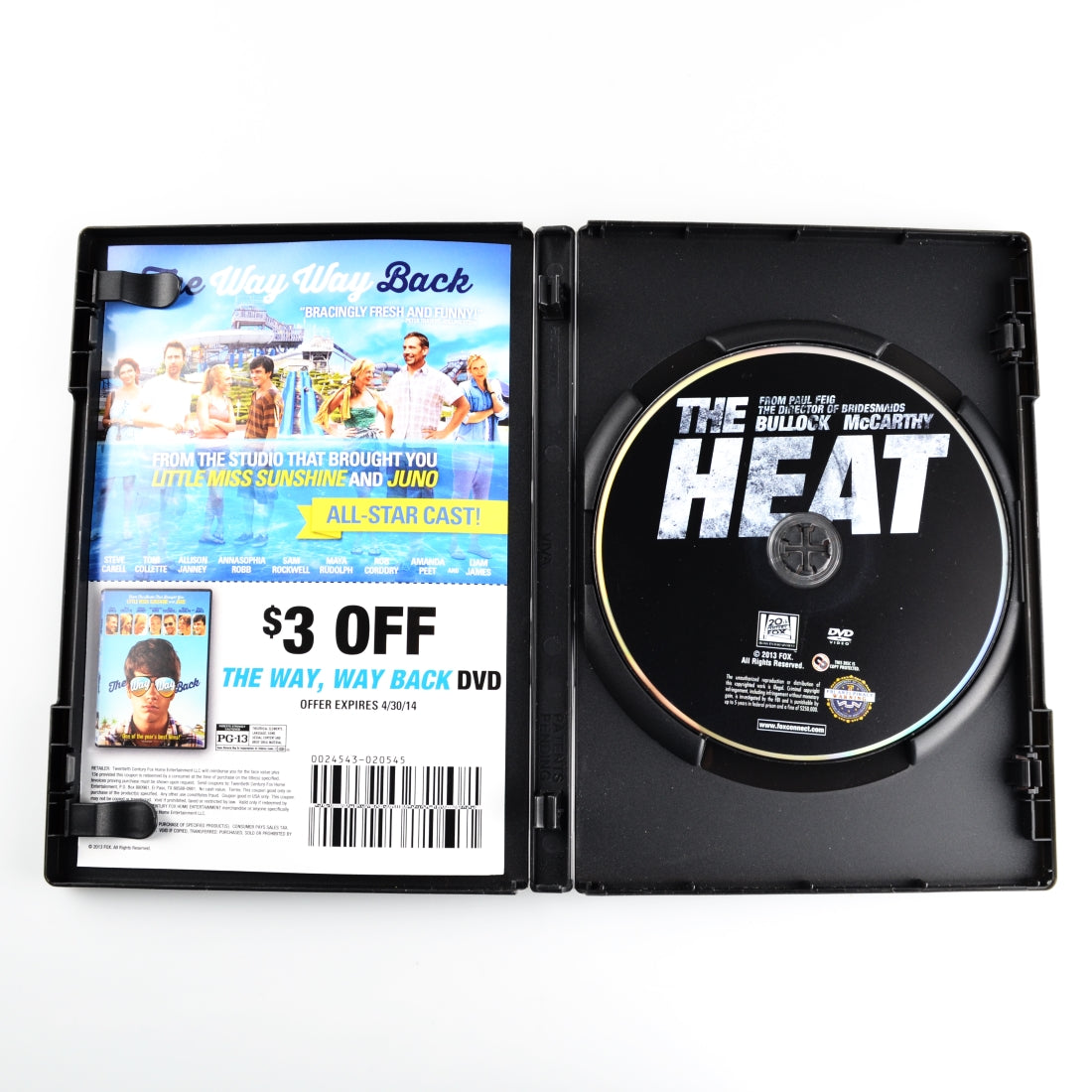 The HEAT (DVD, 2013, Widescreen) Sandra Bullock, Melissa McCarthy ...